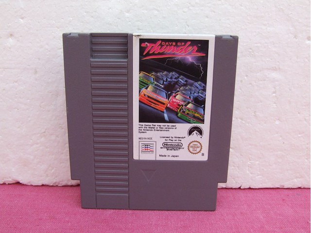Days Of Thunder NES igrica na ketridzu ORIGINAL+GARANCI