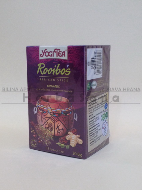 Rooibos čaj Yogi Tea, 17 filter kesica (organski proizvod)