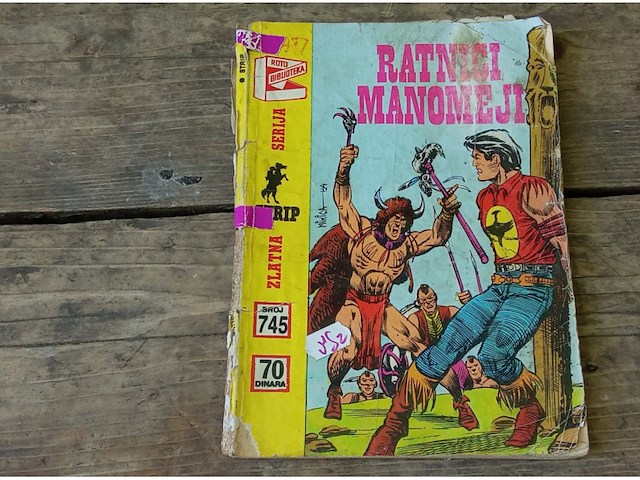 STRIP ZAGOR 745 RATNICI MANOMEJI