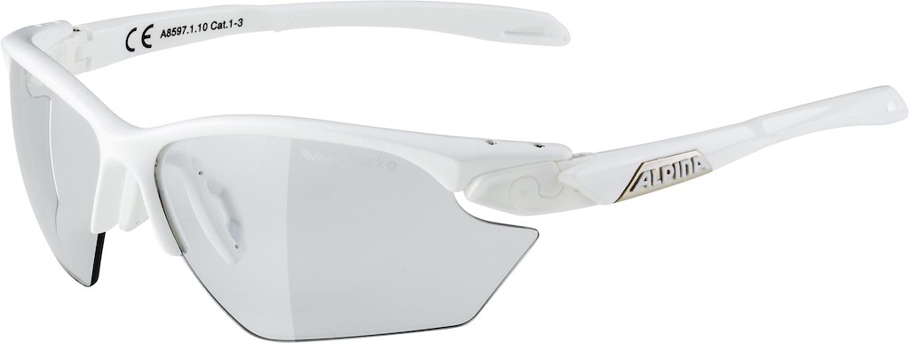 Alpina TWIST FIVE S HR V, biciklističke naočare, bela