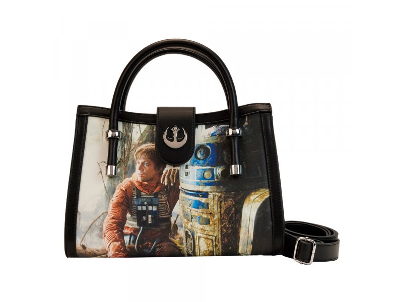 LOUNGEFLY STAR WARS EMPIRE STRIKES BACK FINAL FRAMES CROSSBODY BAG