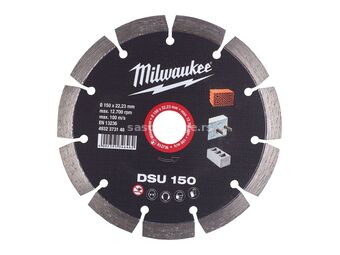 MILWAUKEE Dijamantski rezni disk za šlicerice DSU150