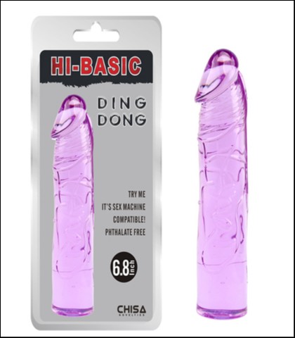 Ljubicasti dildo - 18cm