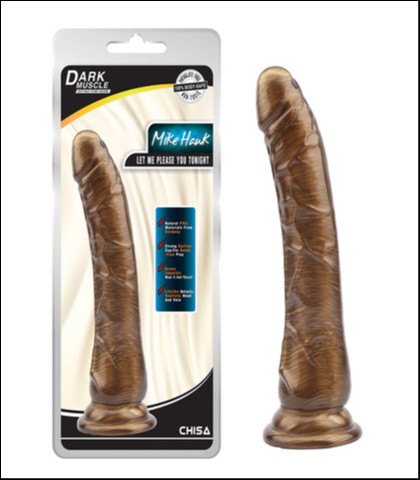 Zlatni dildo 22cm mike hawk gold