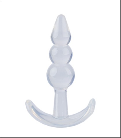 T plug beaded clear