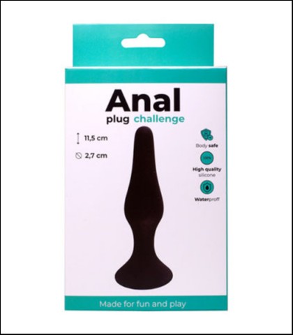 Srednja silikonska analna kupa / silicone anal plug medium
