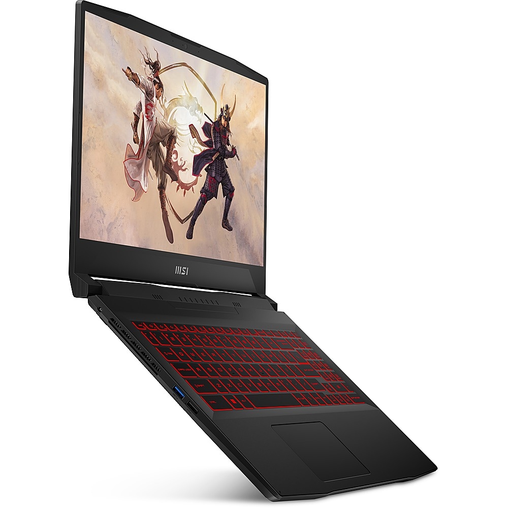 MSI - Katana GF66 15.6" Gaming Laptop - Intel Core i7 - 16 GB Memory - NVIDIA GeForce RTX 3060 - 512 GB SSD - Black