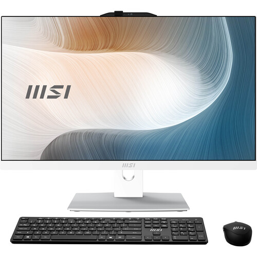 MSI 23.8" Modern AM242TP Multi-Touch All-in-One Desktop Computer (White)