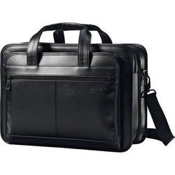 Samsonite Leather Expandable Business Case (Black)