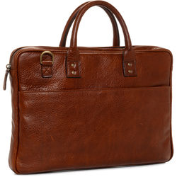 ONA The Leather Kingston 15" Laptop Briefcase (Walnut)