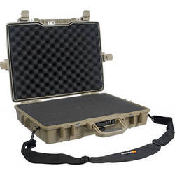 Pelican 1495 Laptop Computer Case with Foam (Desert Tan)