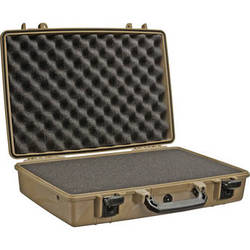 Pelican 1490 Attache/Computer Case with Foam (Desert Tan)