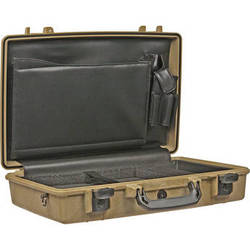 Pelican 1490CC1 Computer Case with Lid Organizer and Tray (Desert Tan)