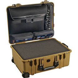 Pelican 1560LFC Case With Foam In Base (Desert Tan)