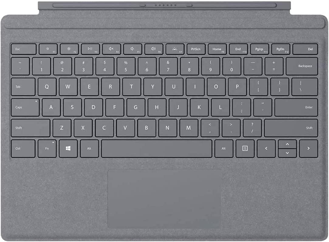 Microsoft Surface Pro 7 Signature Type Cover, Light Charcoal