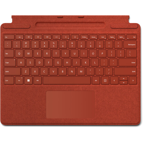 Microsoft Surface Pro Signature Keyboard Cover with Slim Pen 2 (Poppy Red)