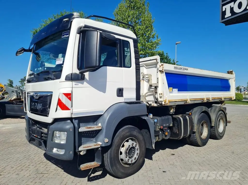 MAN TGS 26.420 6X4 3s Meiller German Brief