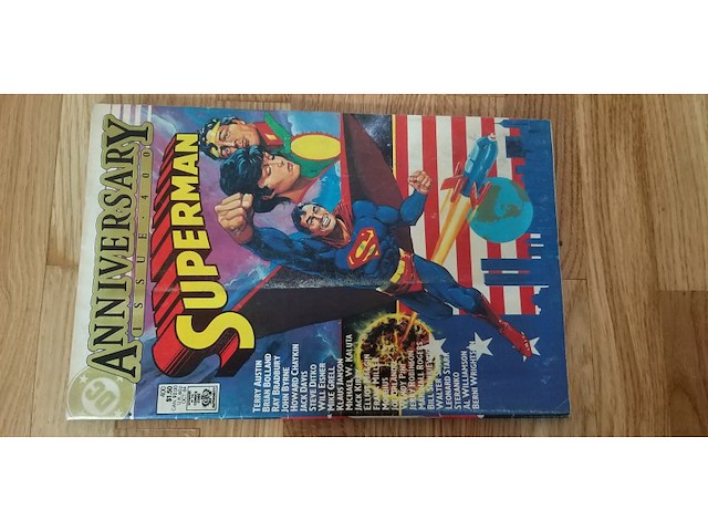 Superman anniversary issue 400