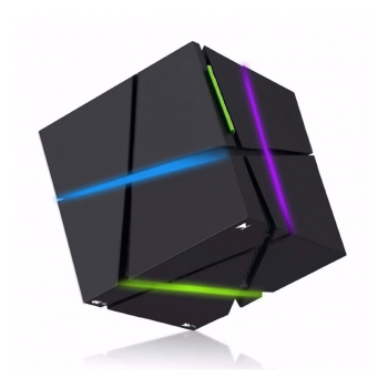 Bluetooth zvucnik LED Magic Cube minI crni