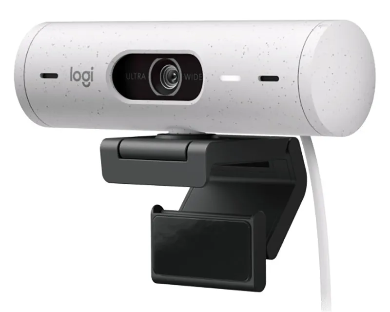 LOGITECH Brio 500 Full HD Webcam bela