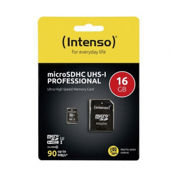 Micro SD 16 GB INTENSO UHS-I CLASS10 sa adapterom