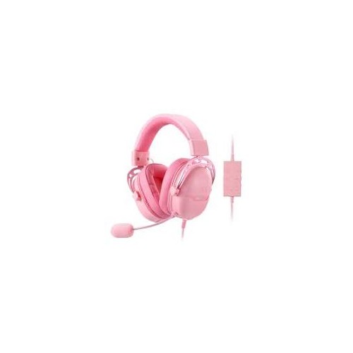 Redragon aurora wired headset pink