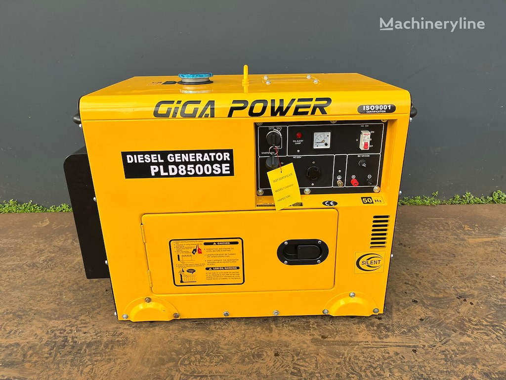 Novi Giga Power 8 kVA generator - PLD8500SE diesel generator