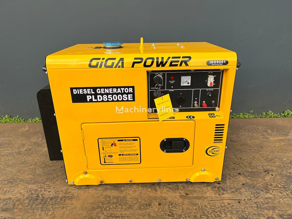 Novi Giga Power 8 kVA generator - PLD8500SE diesel generator