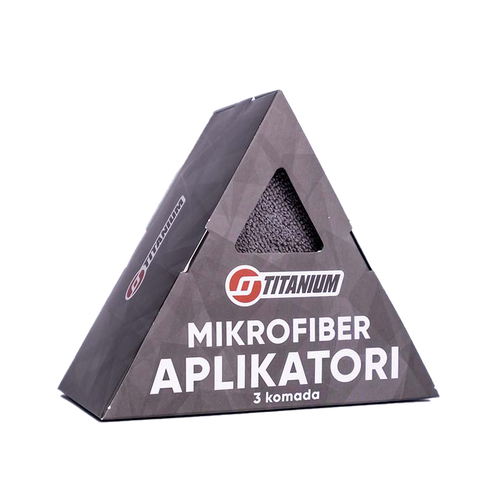 Titanium Mikrofiber aplikatori, 3 kom