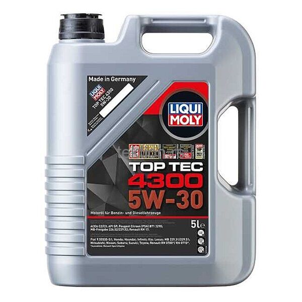 Liqui Moly Top Tec 4300 5W30 5Lit. sintetičko motorno ulje