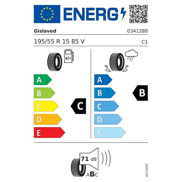 GISLAVED 195/55X15 85V ULTRA*SPEED 2