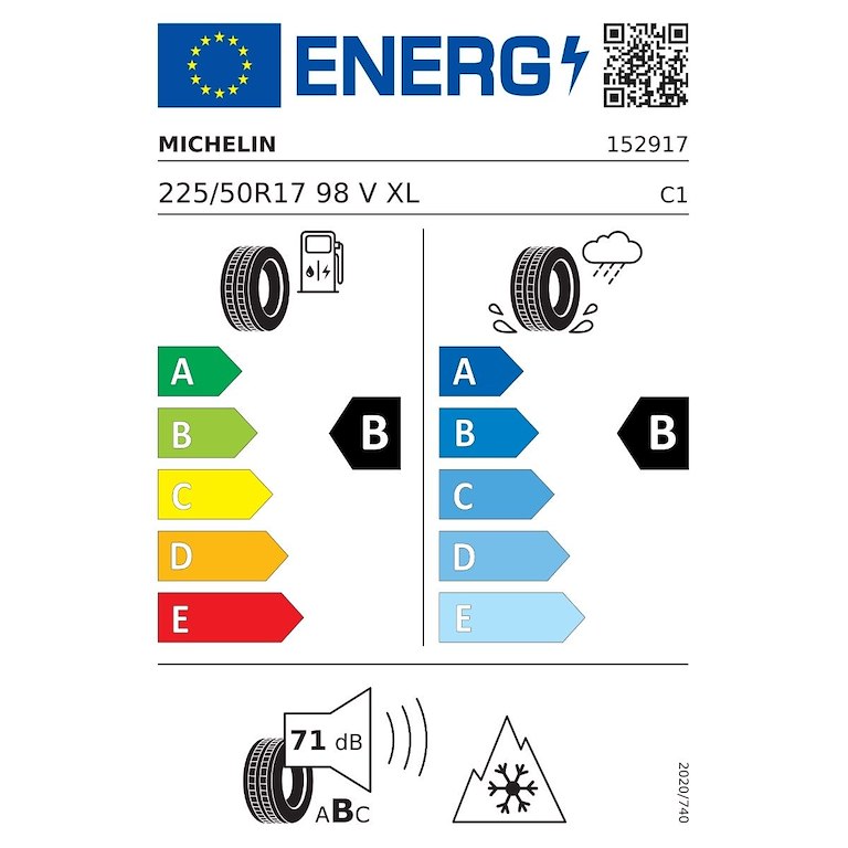 MICH 225/50X17 98V XL TL CROSSCLIMATE 2 BB71