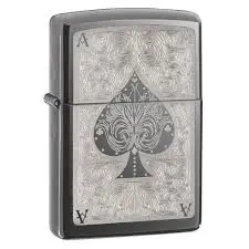 Zippo ZIPPO UPALJAČ - BLACK ICE filigree ACE OF SPADE (28323)