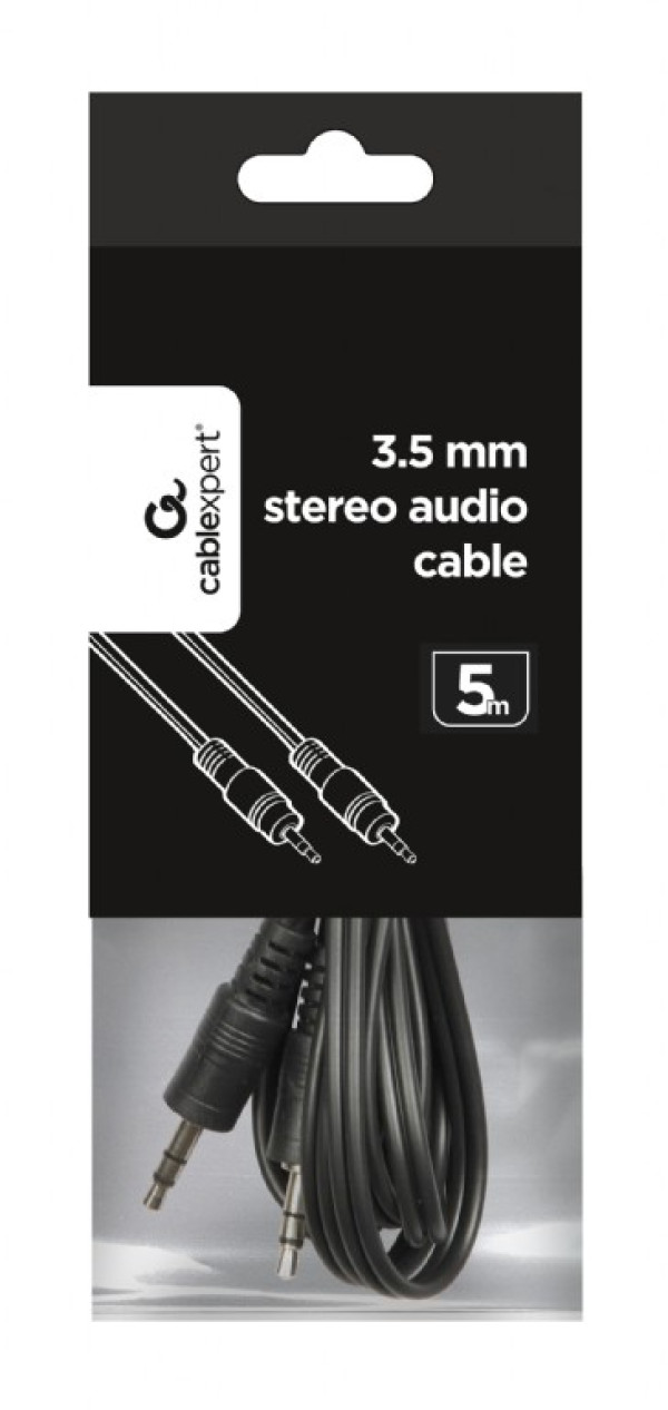 3.5 mm stereo audio cable, 5 m ( CCA-404-5M )