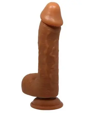 Beautiful Johnson Latino Dildo sa testisima, 17cm