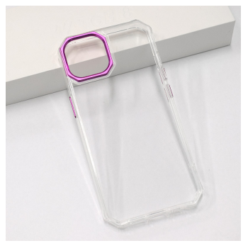 Maska Ice Cube Frame za iPhone 14 pink