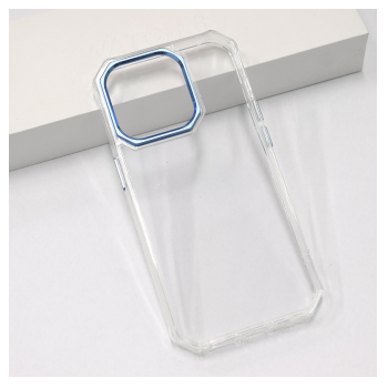 Maska Ice Cube Frame za iPhone 14 Pro plava