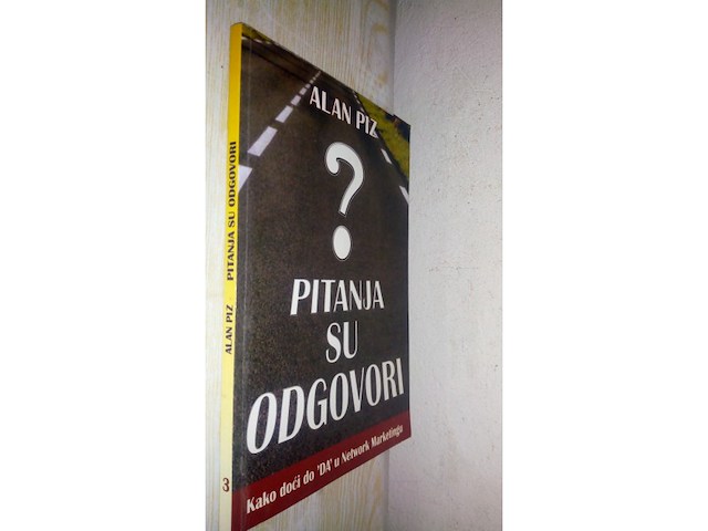 Pitanja su odgovori - Alan Piz