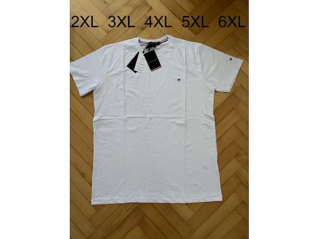 Tommy Hilfiger bela muska majica XXL 3XL 4XL 5XL 6XL T6