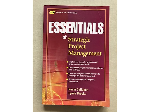 ESSENTIALS of Strategic Project Management