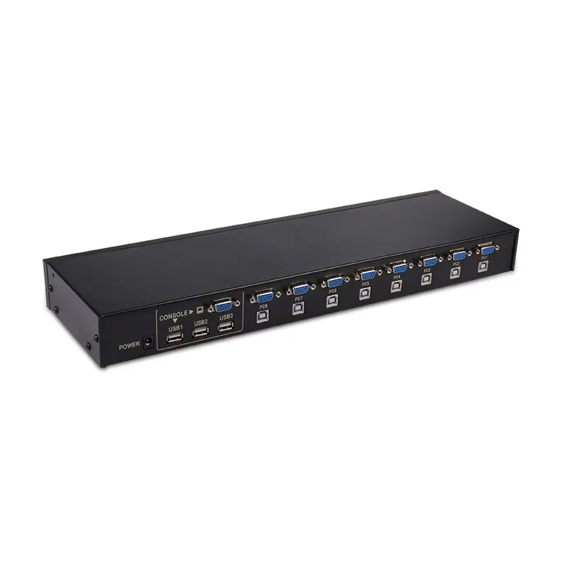 KVM switch 8 PC-a na isti monitor,mis,tastaturu JWD-SP27