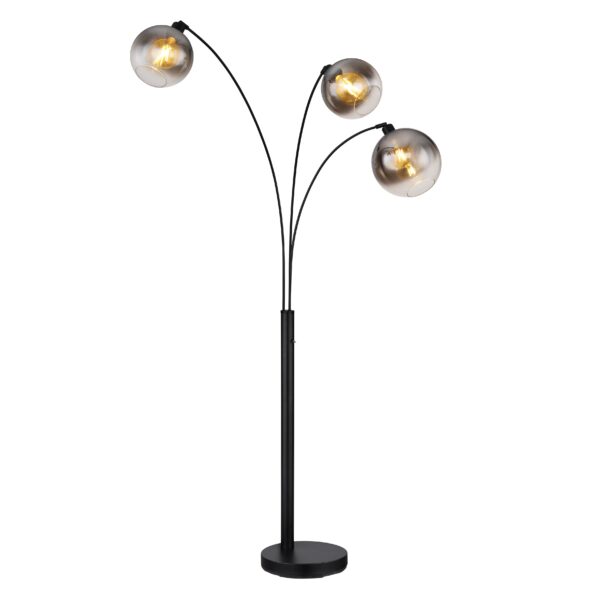 Podna Lampa | Globo Newcastle 58227-3B – Crna