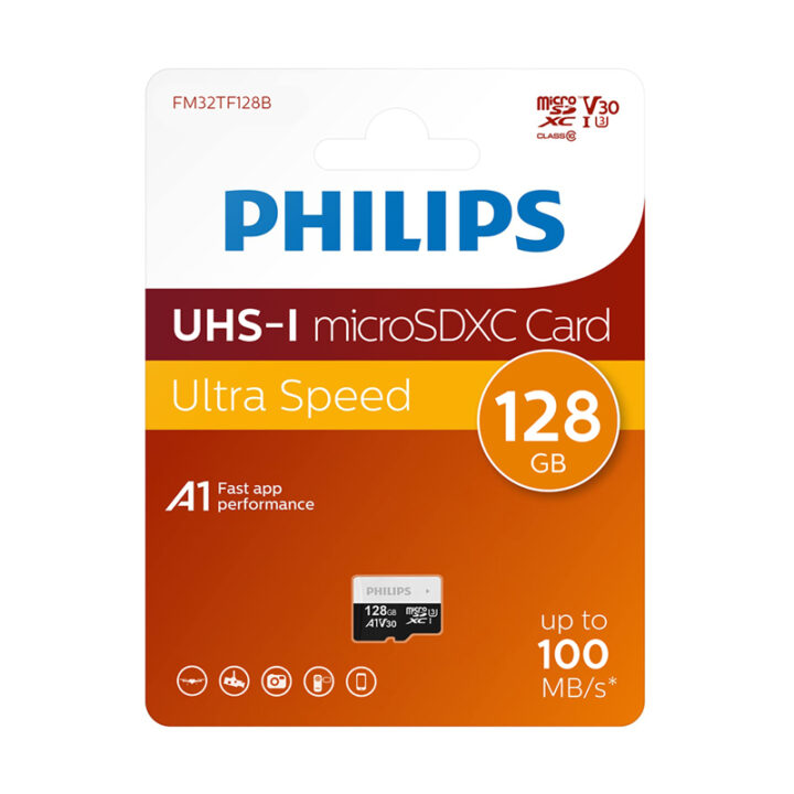 Memorijska Kartica PHILIPS Micro SD 128GB V30 ULTRA SPEED (FM32TF128B/93)