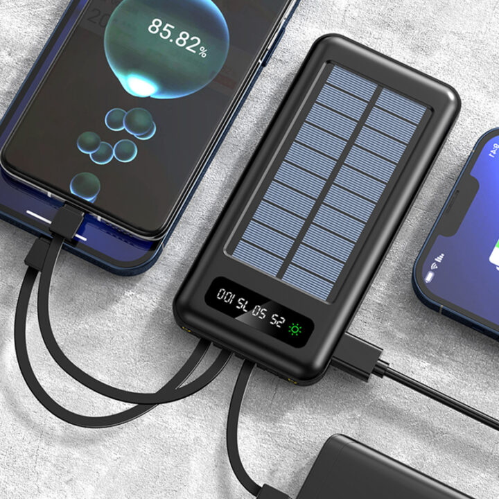 Power Bank COMICELL CO-A79 4in1 SOLAR 20000mAh 2.1A Crni