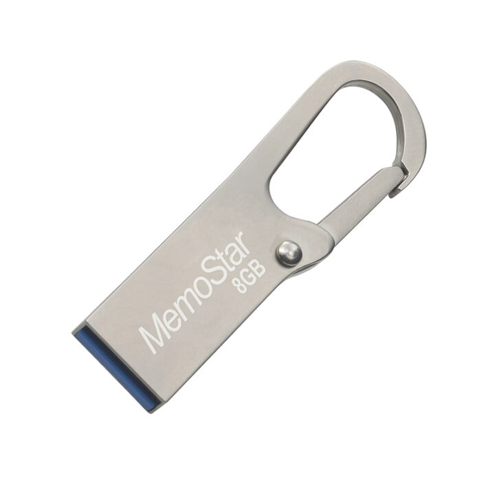 USB Flash Memorija MemoStar 8GB HOOK 2.0 Metalna