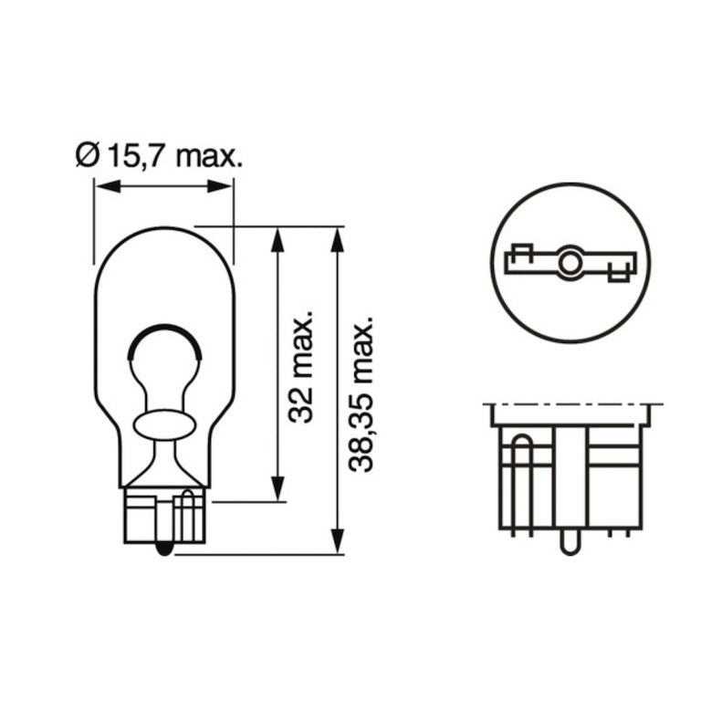 SIJ 12V W16W 1987302205 ( ) BOSCH