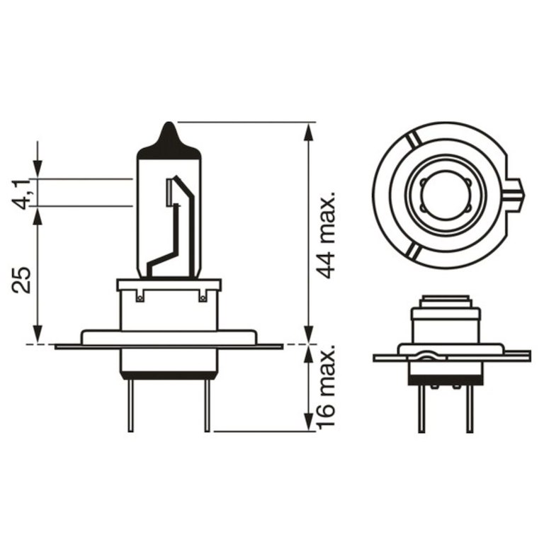 SIJ 12V H7 1987302078 ( ) LONG LIFE BOSCH