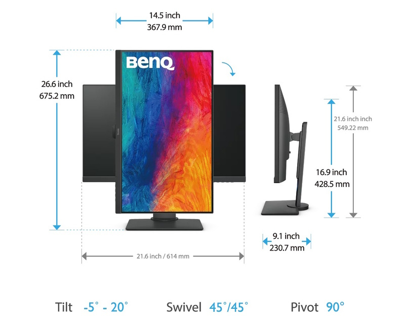 27 inča PD2705Q QHD IPS LED Dizajnerski monitor