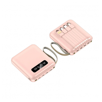 Power Bank Fast Charger 10000 mAh DC5V/ 2.1A roze