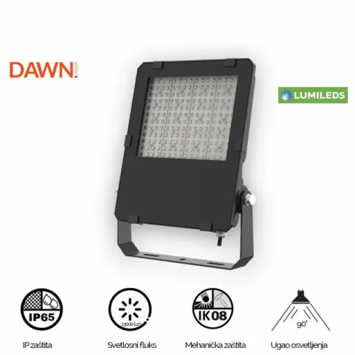 Dawn BR-FL100W-03Q LED Reflektor 4000K, 13000lm, 90°, IP65, Crni